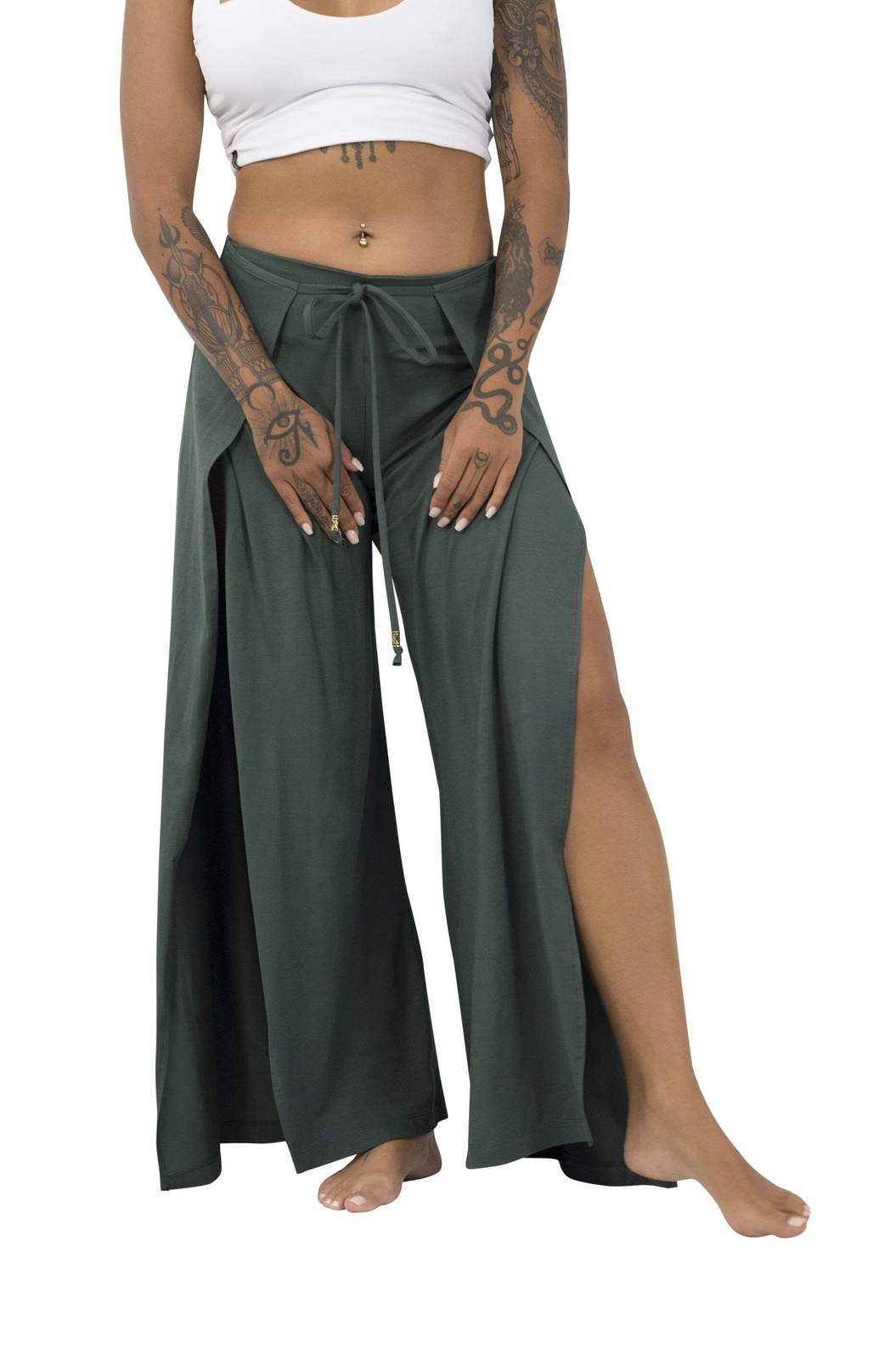 Paris Palazzo Pants | Split Leg Pants | Shop Ekoluxe